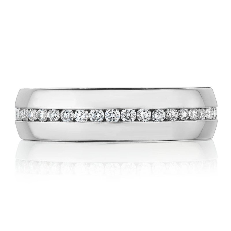 TACORI Channel Set Diamond in High Polish Finish Wedding Band 143 ...