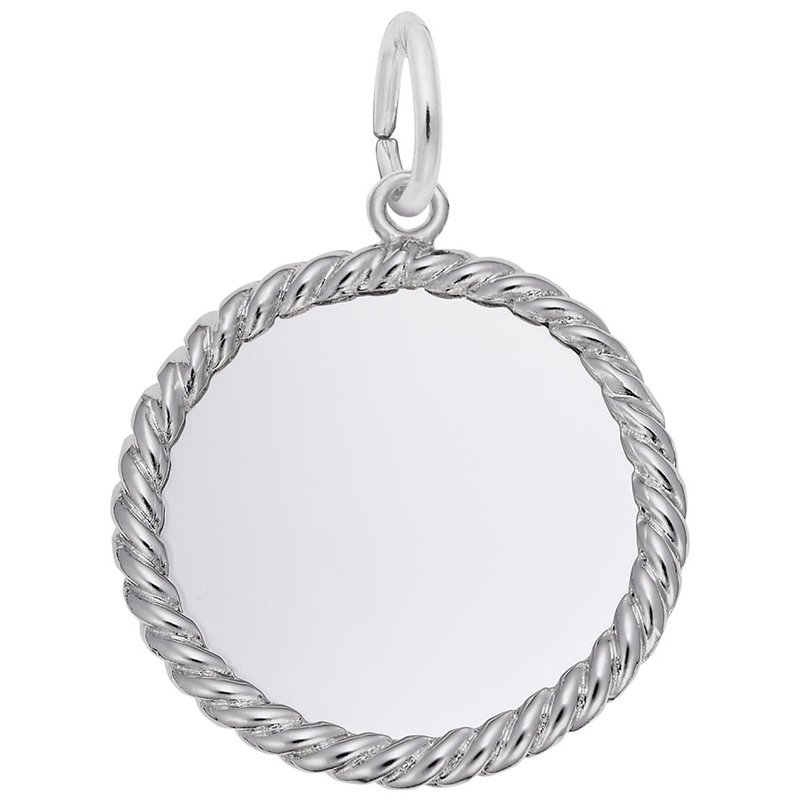 Rembrandt Charms ROPE DISC 8178 ROPE DISC - The Vault Fine Jewelers