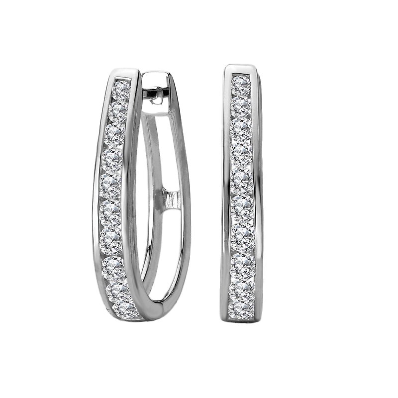 Tesoro Ladies Fashion Diamond Earrings 121073-100W - KIM International