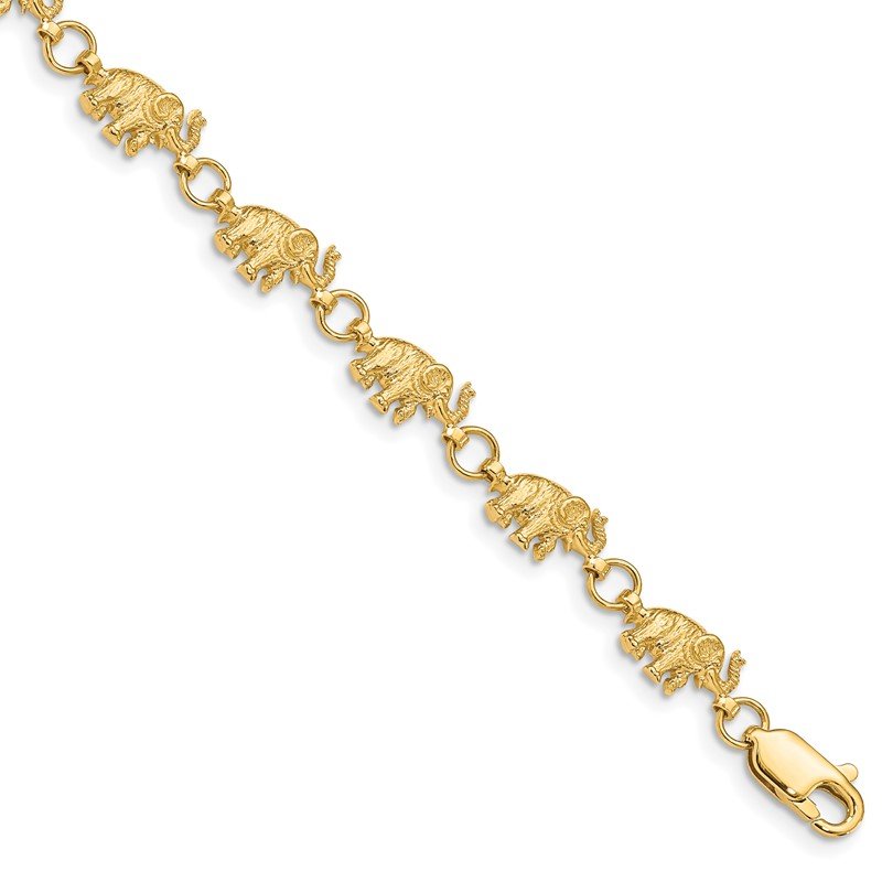 14k elephant bracelet store