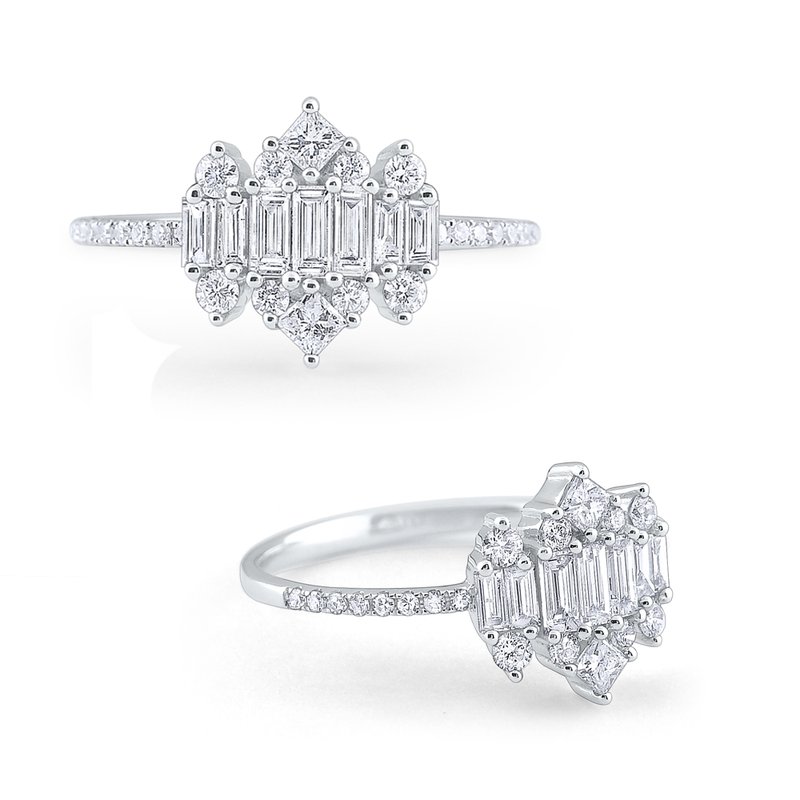 KC Designs 14K Gold and Diamond Mosaic Ring R8943 - Gemsetter & Company