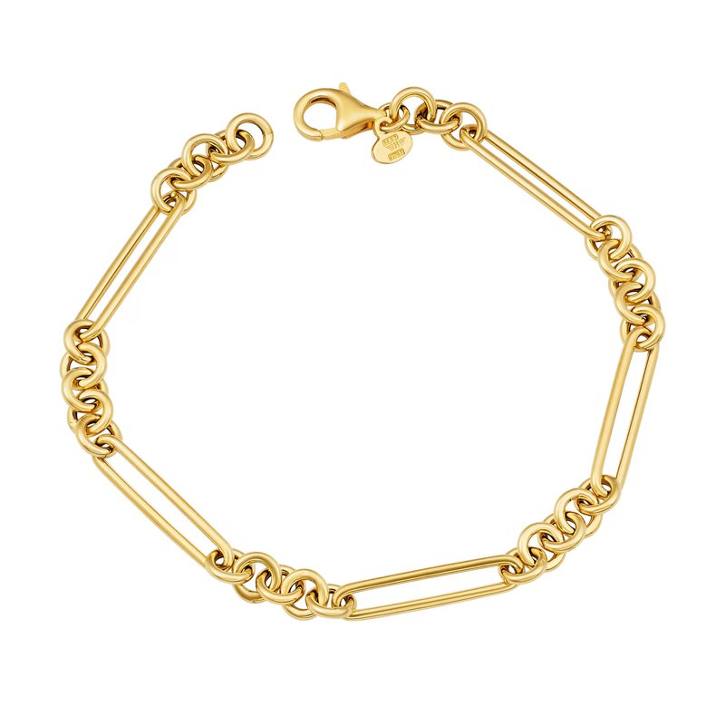 Herco Collection 5.3mm Fancy Link 7.5 inch Bracelet 14IGBR56Y75 ...