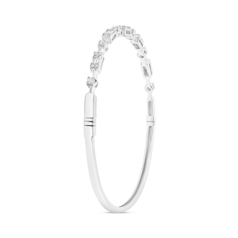 Uneek Timeless Collection Cuff Bangle BG8355W - BG8355W - Uneek Jewelry