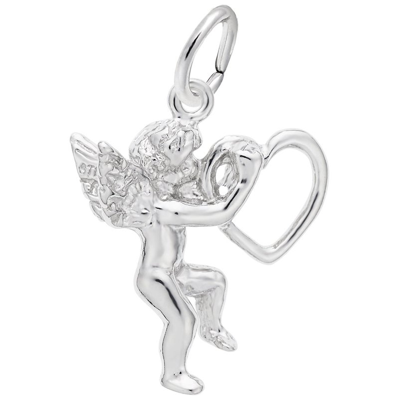 Rembrandt Charms Angel With Heart Charm 6537 6537 ANGEL WITH HEART ...