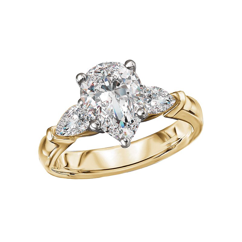Lab Grown Diamond Bridal Semi-Mount Lab Grown Diamond Engagement Ring ...