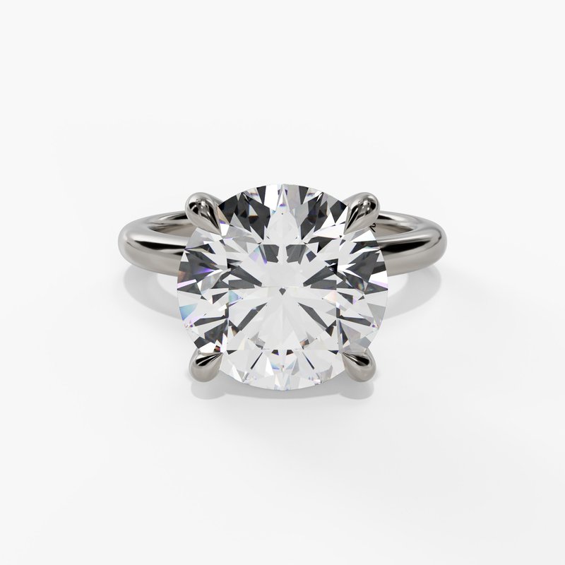Peghead Solitaire Engagement Ring R13639 - Costar
