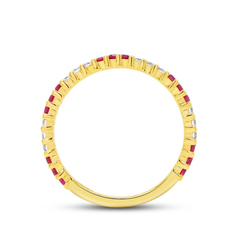 Uneek Precious Collection Round Ruby Fashion Ring 302357 - 302357 ...