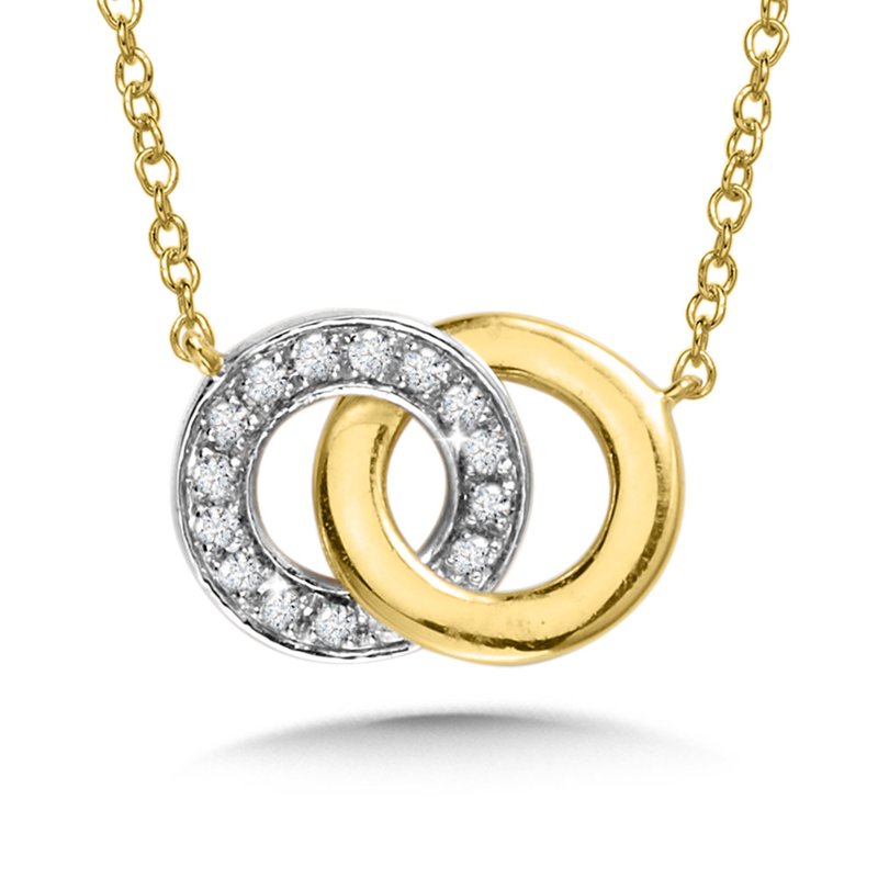 SDC Creations Intertwining Diamond Loop Necklace PDD3036-T - Sanders ...