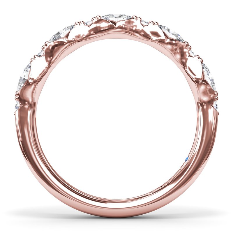 Round Cluster Diamond Ring W6656 - Fana