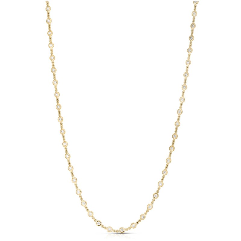 Roberto Coin Diamonds By The Inch Continuous Station Necklace DIAMONDS ...