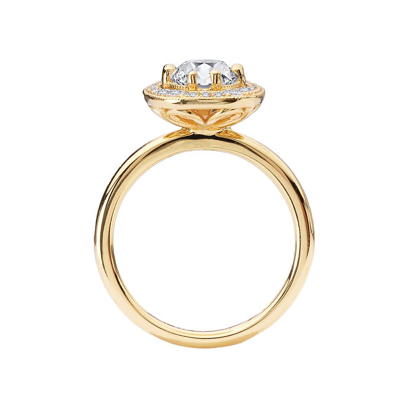 Sam's Signature Collection Engagement Ring with Marquise Center and ...