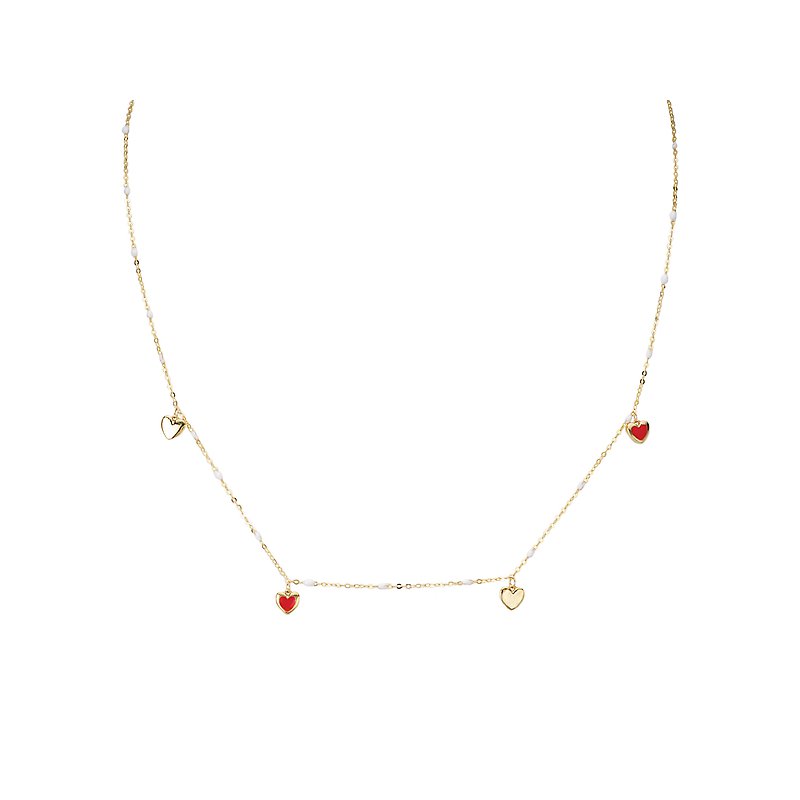 Italian 14kt Gold Heart Necklace