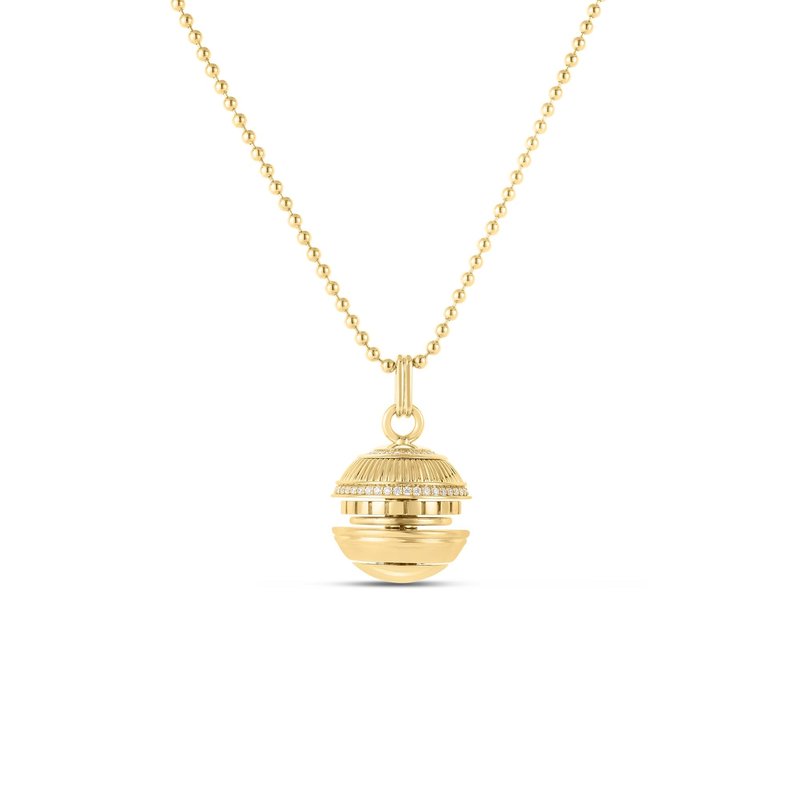 Art Deco Mosaic Diamond Sphere Necklace MOSAIC-DIAMOND-SPHERE-NECKLACE ...