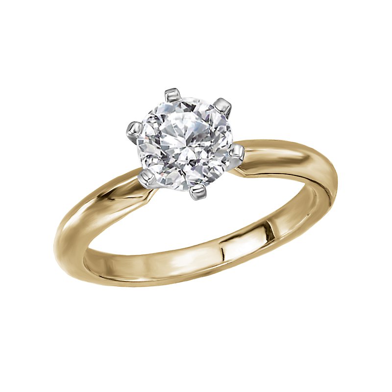 Solitaire Semi Mount Diamond Ring