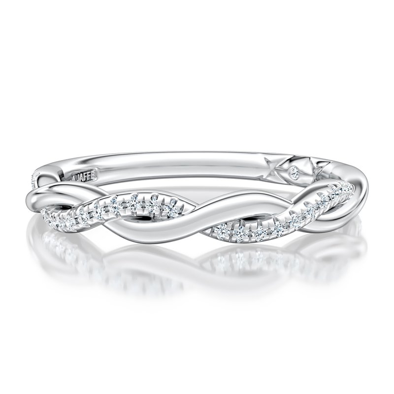 A. JAFFE Twisted Diamond Wedding Band MRCOV2544 - Devon Fine Jewelry