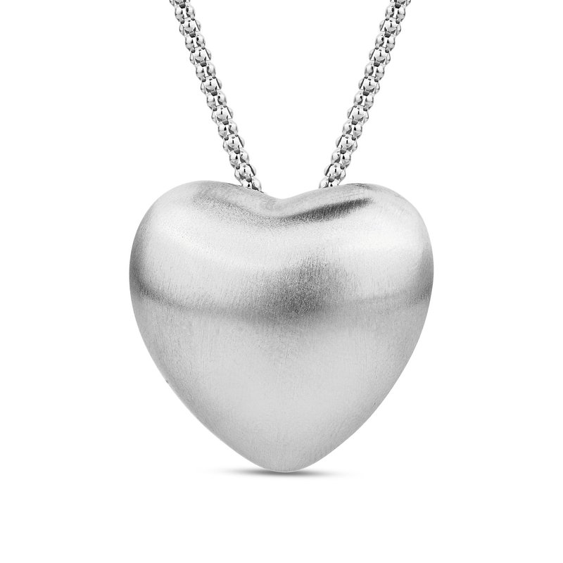 Miss Mimi By Yael Brushed Puff Heart In White BRUSHED-PUFF-HEART-IN ...