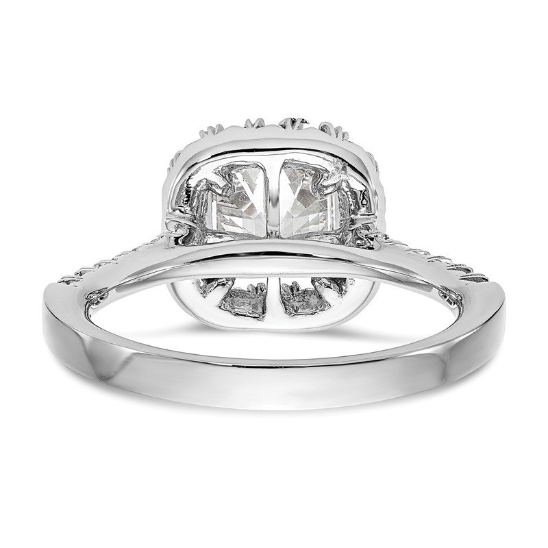 True Origin 14K White Gold 1/2 carat Lab Grown Diamond VS+ F+ Semi ...