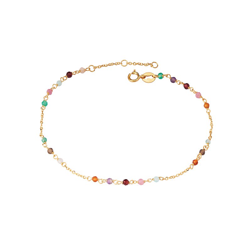 Tesoro Italian 14kt Gold Multi-Color Bracelet 360013-BY - KIM International