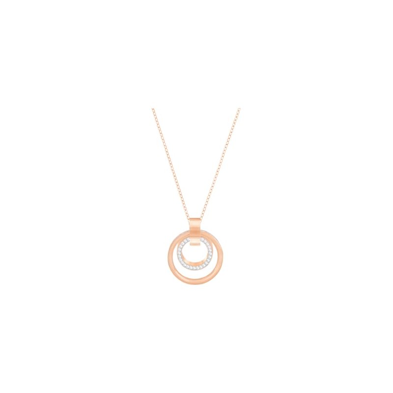 Swarovski Hollow Pendant White Rose gold tone plated 5349418 Savoy s Jewellers