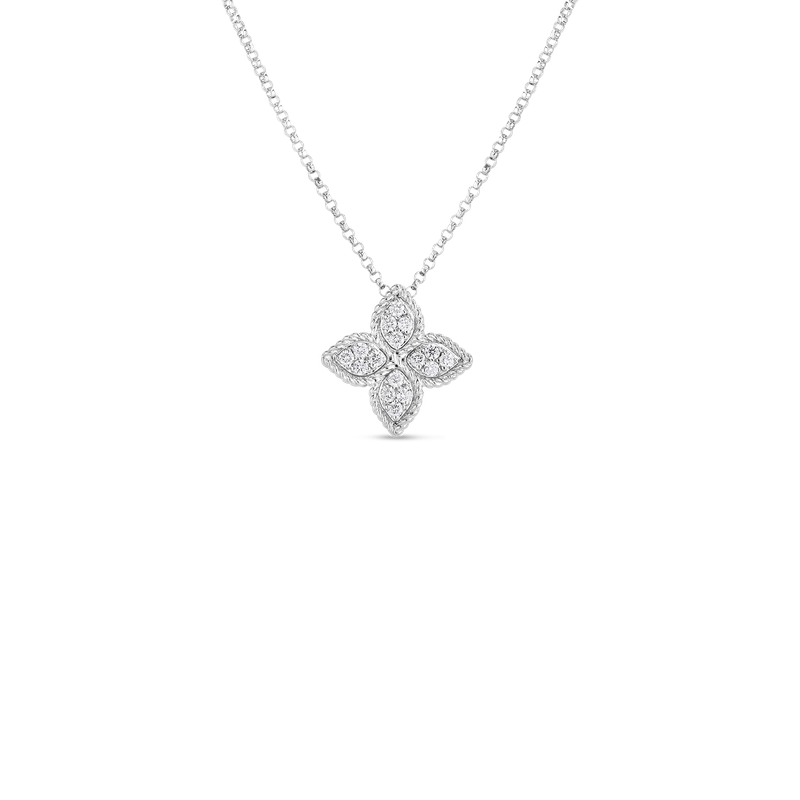 Princess Flower Medium Diamond Necklace PRINCESS-FLOWER-MEDIUM-DIAMOND ...