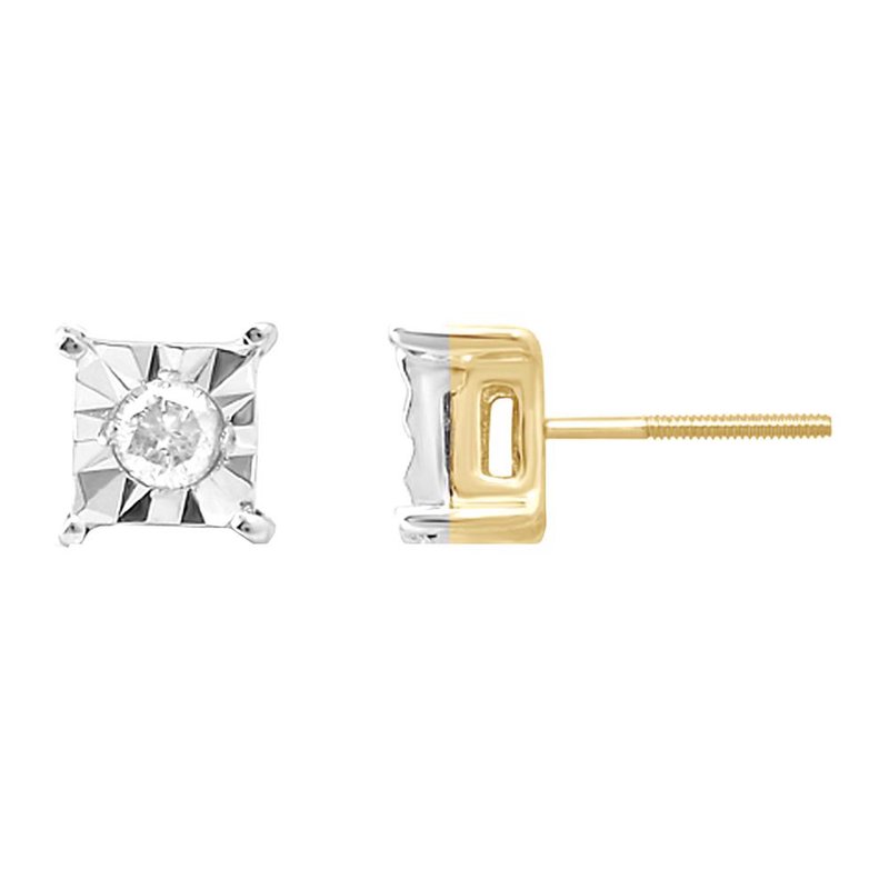Low Cost Luxury 10K 0.05Ct Diamond Earring 23695 Diamond Gallery