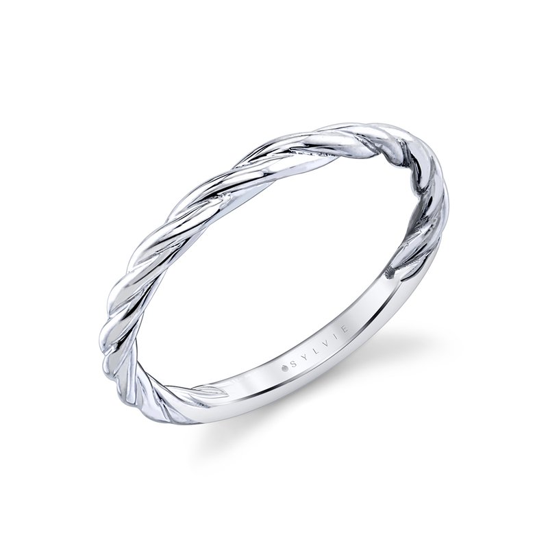 Sylvie Spiral Wedding Band Jolie BS1975 00 Diamonds Jewelry Unlimited
