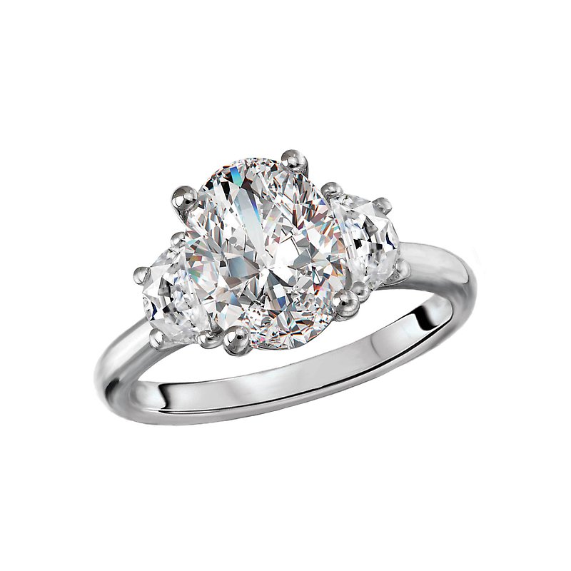 Lab Grown Diamond Bridal Semi-Mount Lab Grown Diamond Engagement Ring ...