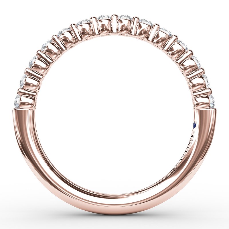 Single Prong Set Anniversary Band W6301 - Fana
