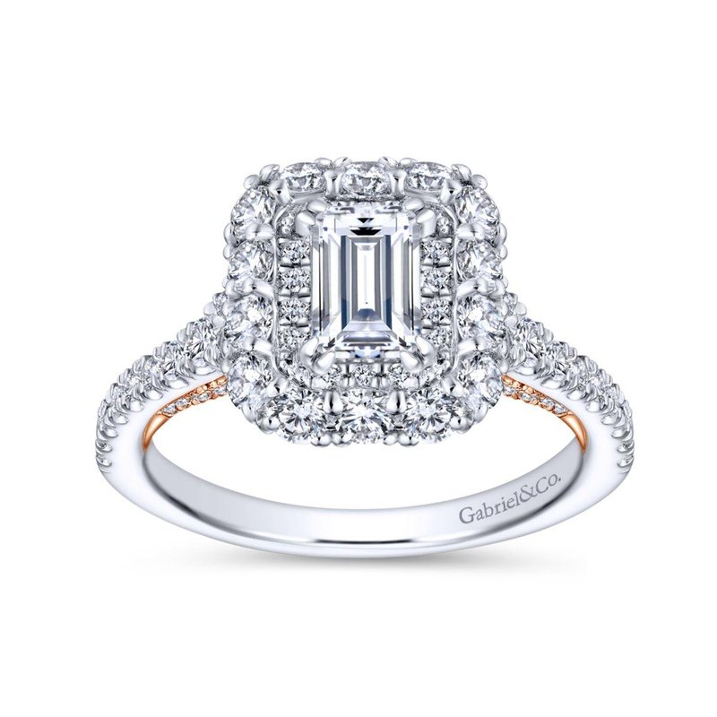 Gabriel Bridal Engagement Ring ER13892E3T44JJ - Flora Gems