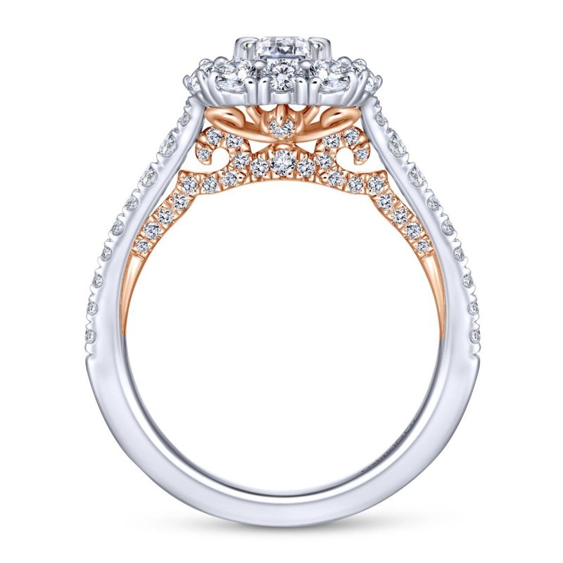 Gabriel Bridal Engagement Ring ER13892E3T44JJ - Flora Gems