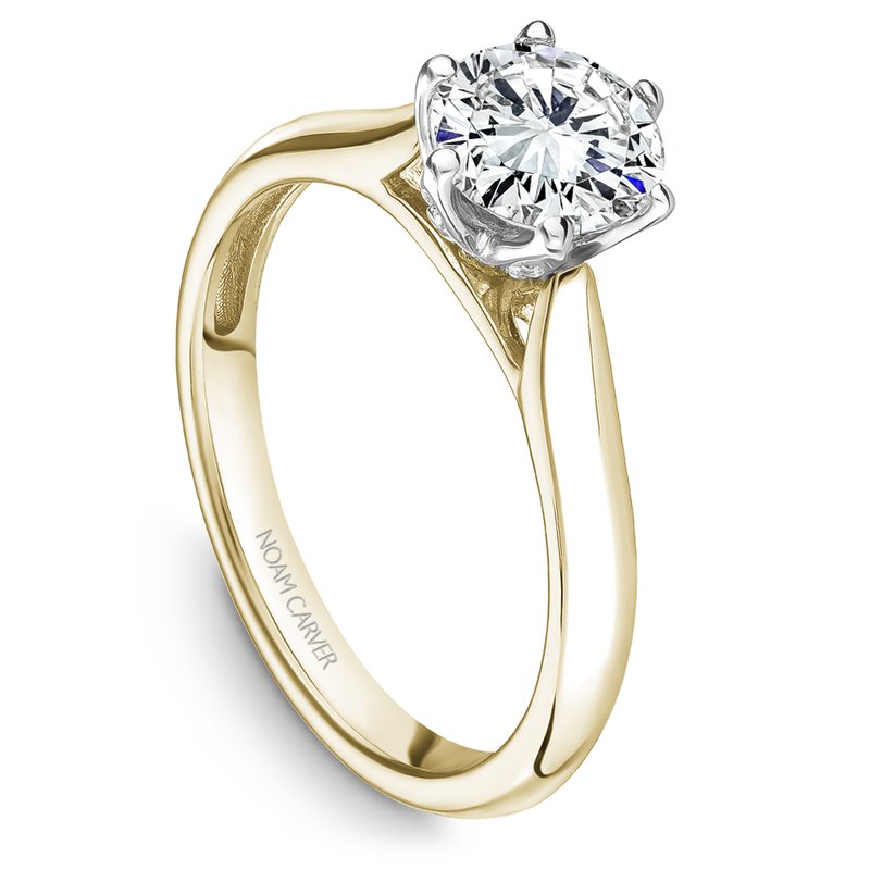 Noam Carver Six-Claw Solitaire with Tulip Setting B200-01WM-100A ...