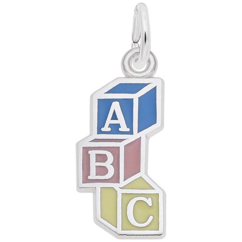 Rembrandt Charms ABC BLOCK 8336-abc-block - Cumberland Diamond Exchange