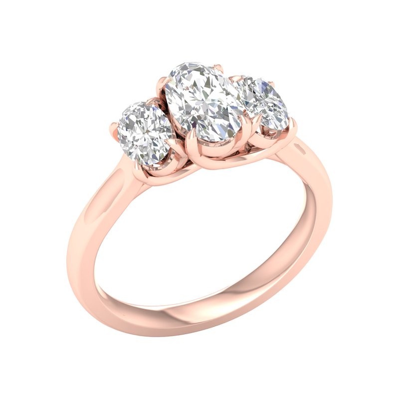 Revelation 3-Stone Ring (Oval) LRB04460EG - Ellis Jewelers