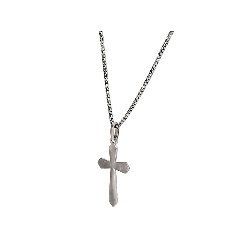 KIM & Co. Italian Sterling Silver Italian Cross Necklace 857506-N - KIM ...