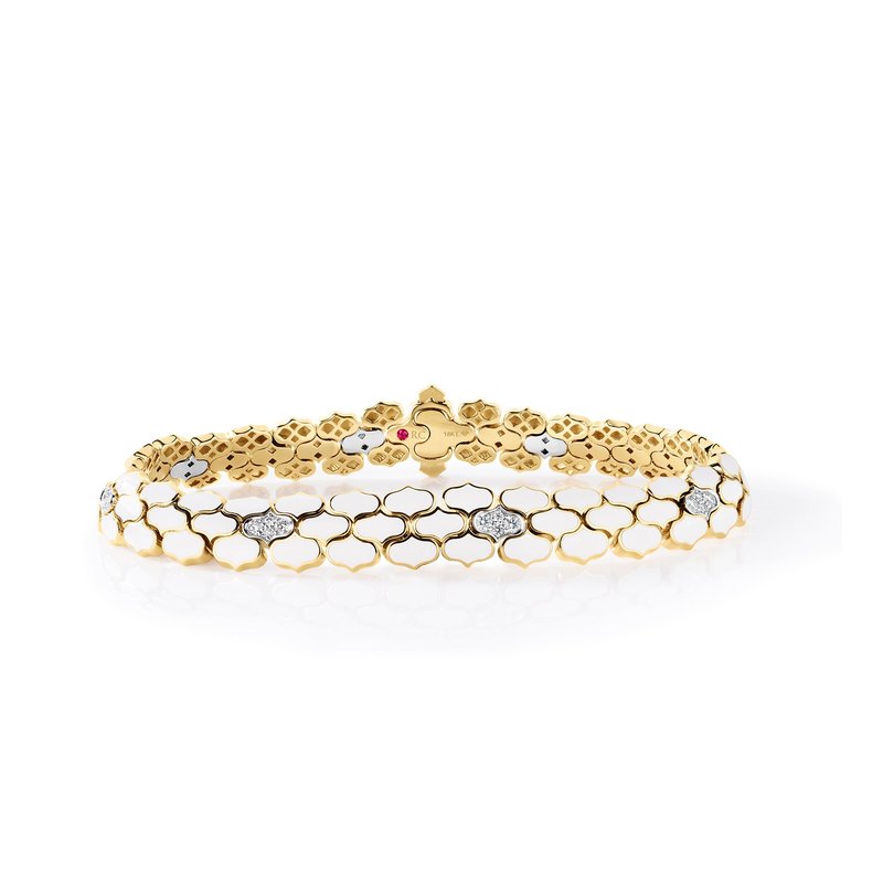 Cobra Diamond And Enamel Bracelet COBRA-DIAMOND-ENAMEL-BRACELET - Mednikow