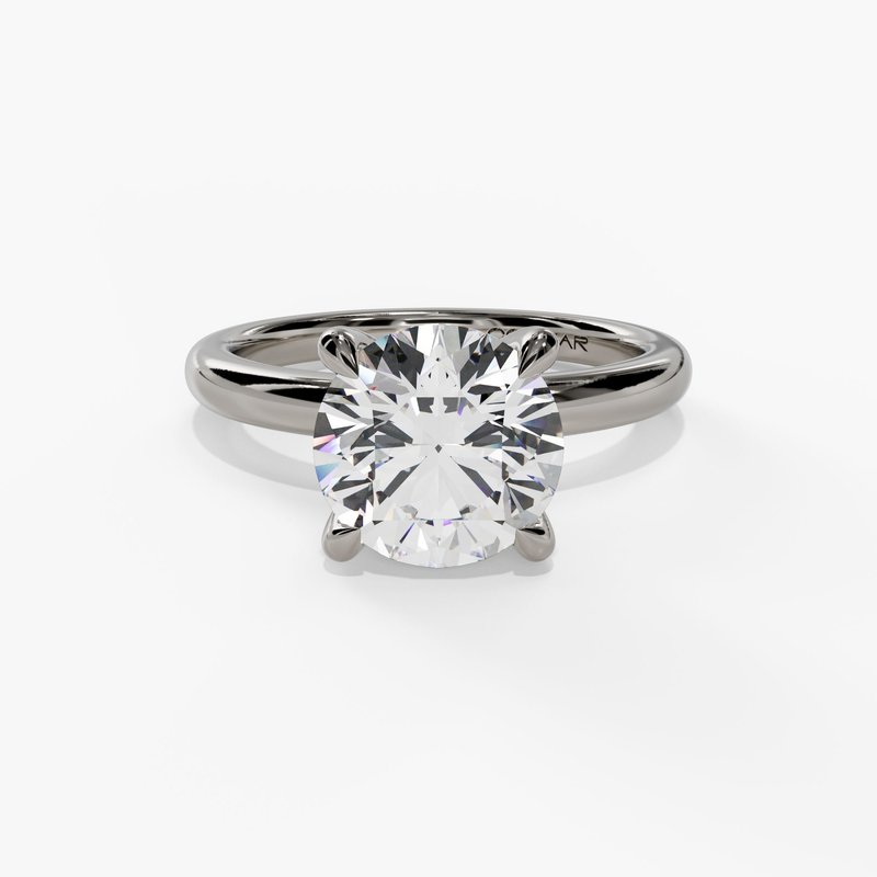 Peghead Solitaire Engagement Ring R13639 - Costar