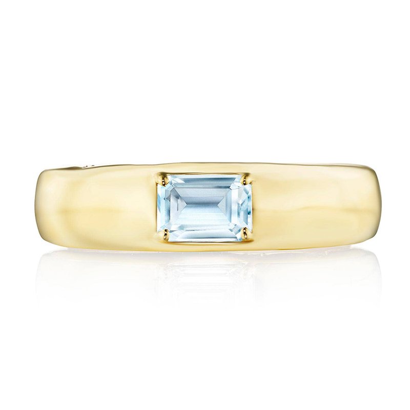 Domed Sky Blue Topaz Ring 0.7ct