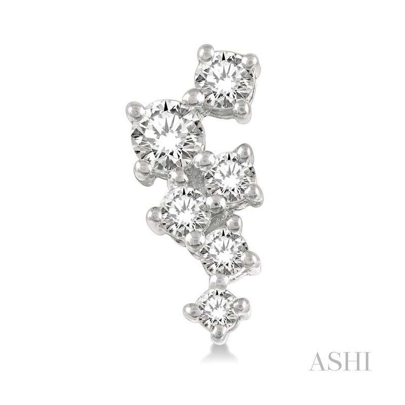 ASHI Scatter Diamond Fashion Earrings 621D6PCFGERWG - Casale Jewelers