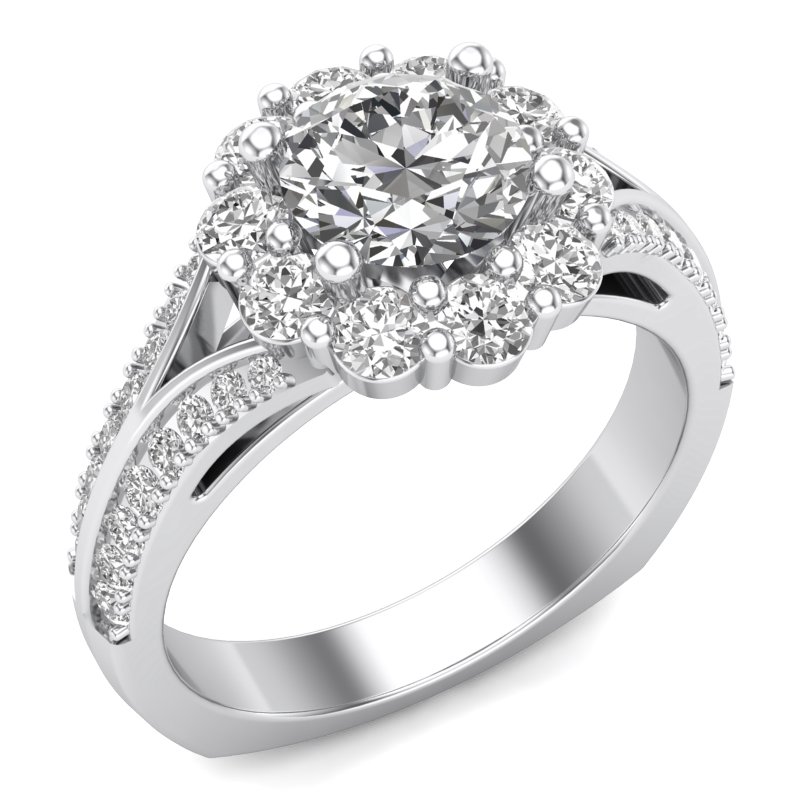 Luminar Engagement Ring L7920 - Beth's Jewelry Shop