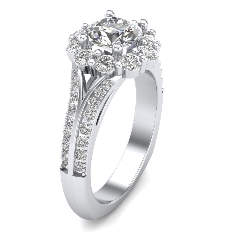 Luminar Engagement Ring L7920 - Beth's Jewelry Shop
