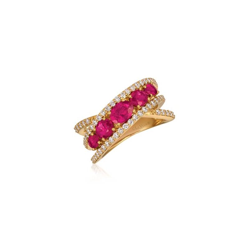 14K Honey Gold Passion Ruby 1 5 8 cts. Ring