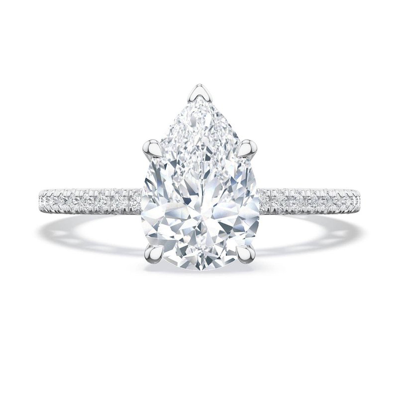 TACORI Pear Solitaire Engagement Ring 272017PS - Diamond District