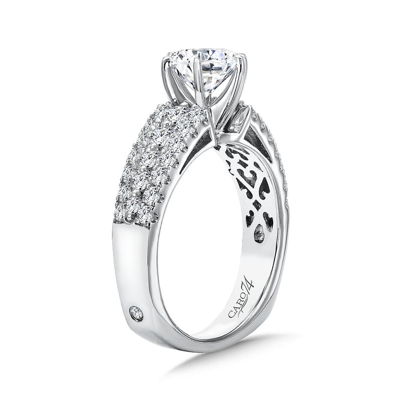 SDC Creations 0.10 TDW - Three Prong Diamond Stud Earrings ECL3010-Y-SB ...