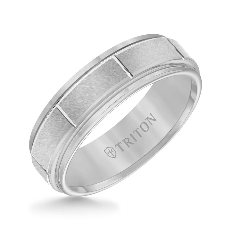 Triton Tungsten Mens Wedding Band 11 2229C G London Gold