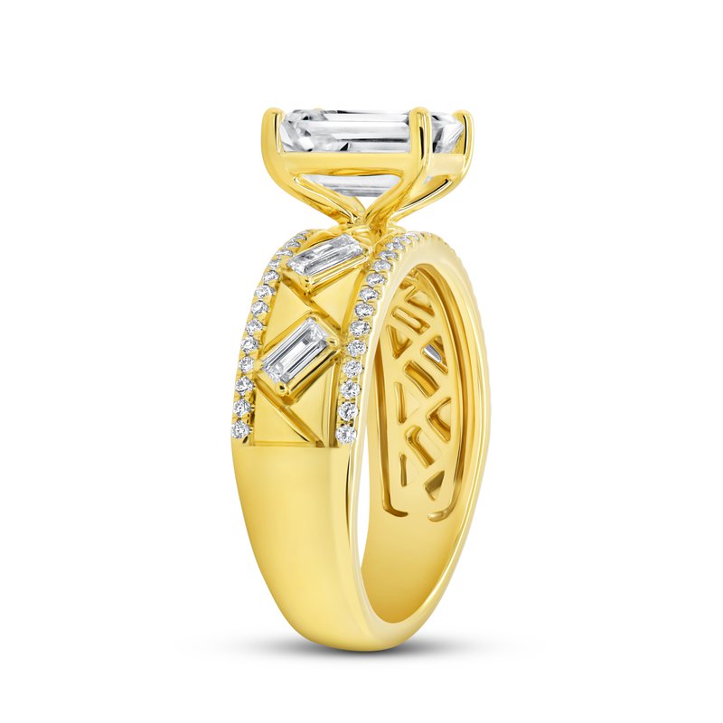 Uneek Alexandria Collection Engagement Ring R1258ECY - R1258ECY - Uneek ...