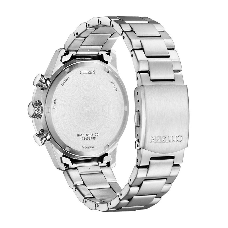 Citizen CITIZEN Eco-Drive Weekender Avion Mens Stainless Steel CA0790 ...