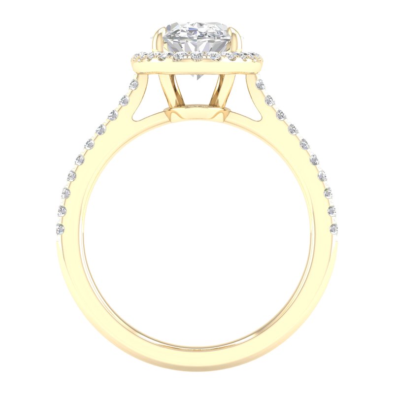 Revelation Halo Engagement Ring (Oval) LRB04230EG - Ramsey Fritz Jewels