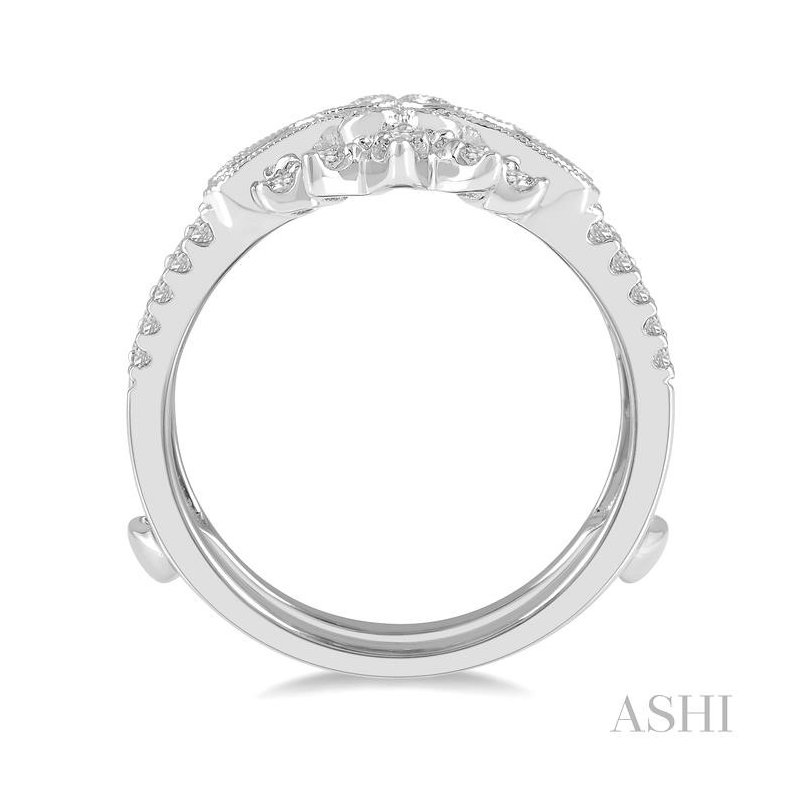 ASHI Diamond Insert Ring 29713DDFHWG - Diamond District