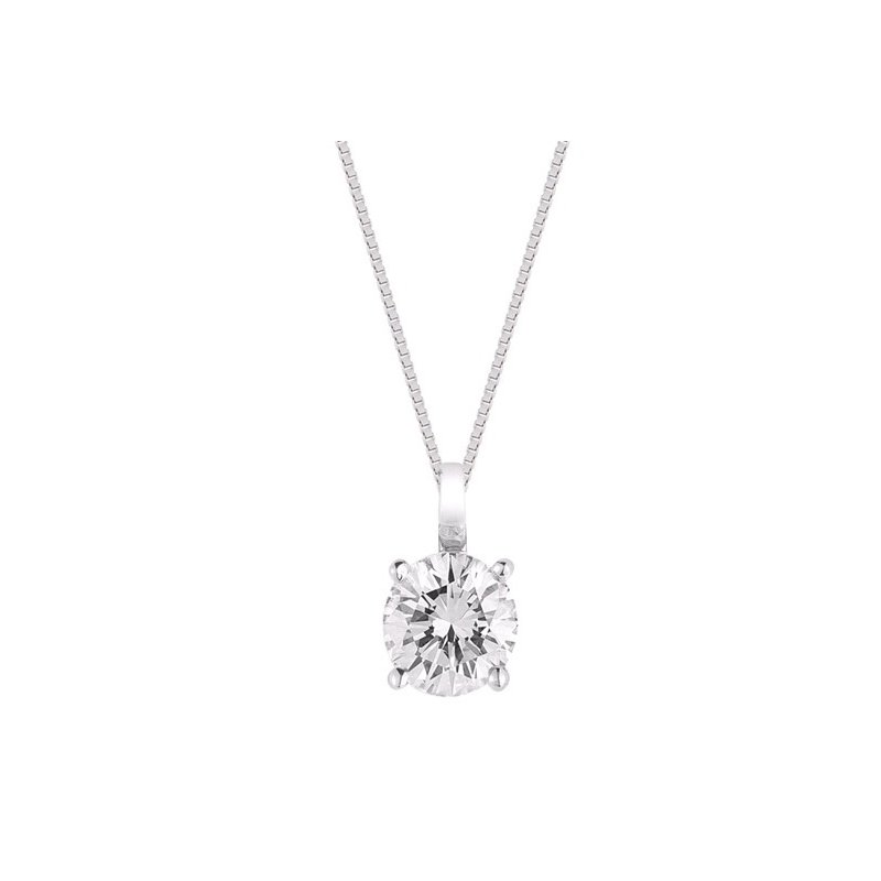 Paramount Gems Classic 7/8ct Solitaire Diamond Pendant SP5B - Michelson ...
