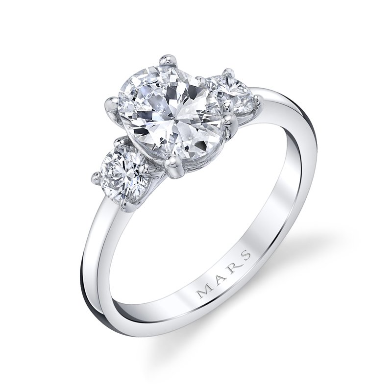 Mars Fine Jewelry Engagement Ring 27403 - The Diamond Family